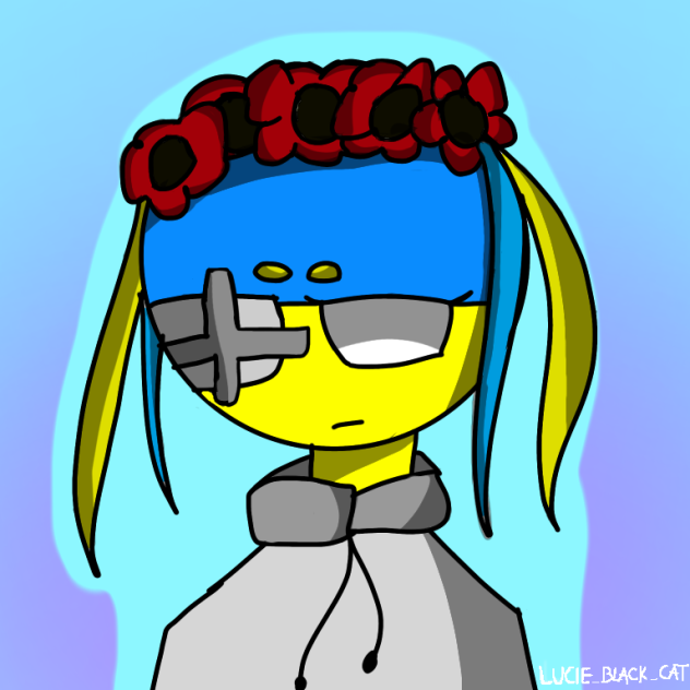 Countryhumans Ukraine 🇺🇦 - ibisPaint