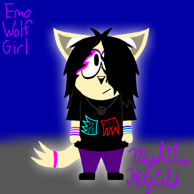Emo Wolf Girl - ibisPaint