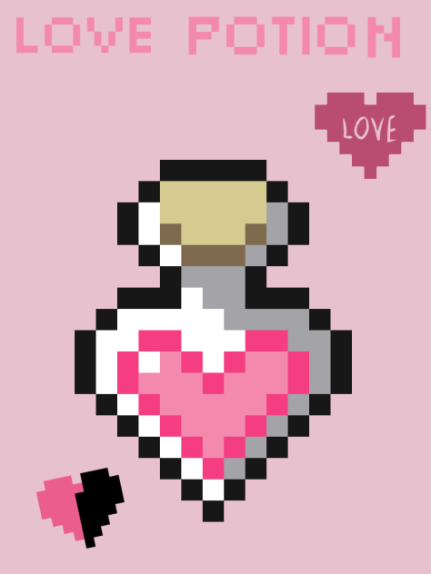 Love potion (reference from pinterest) - ibisPaint