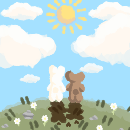 Bunny and bear - ibisPaint