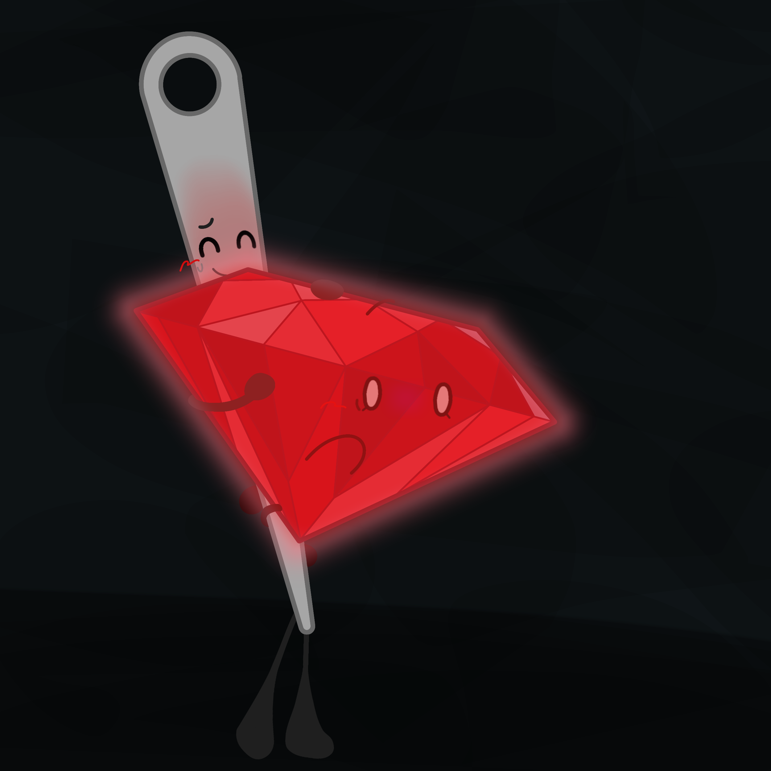 ruble (ruby x needle) bfdi yuri 👅 - ibisPaint