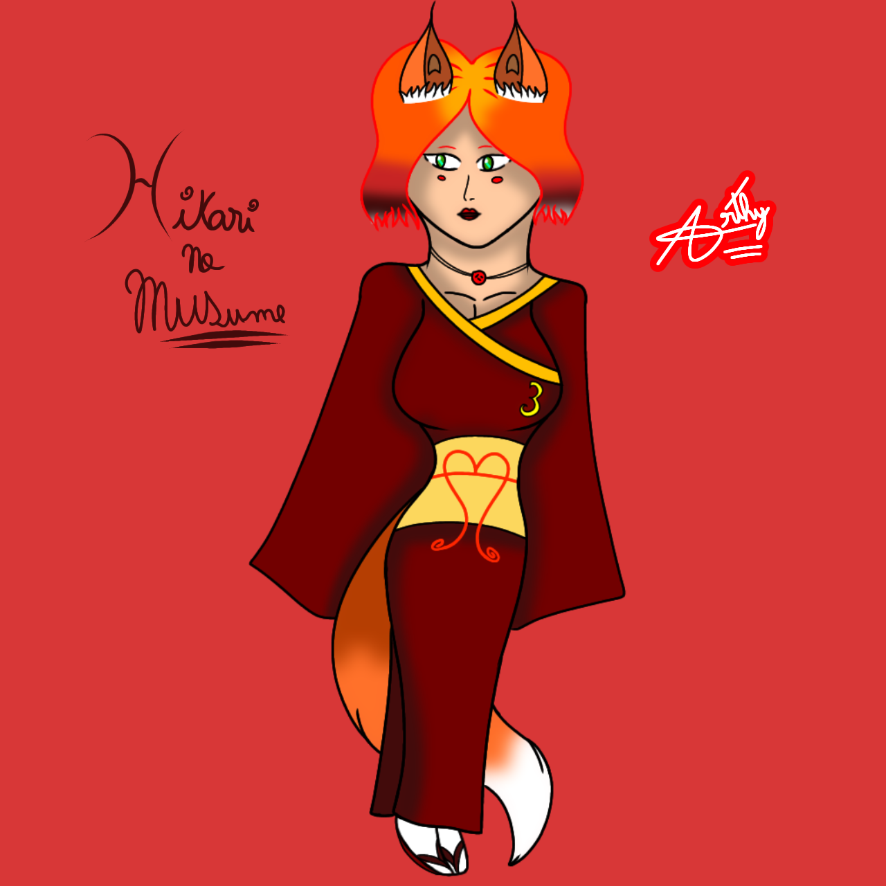 Hikari no red - ibisPaint