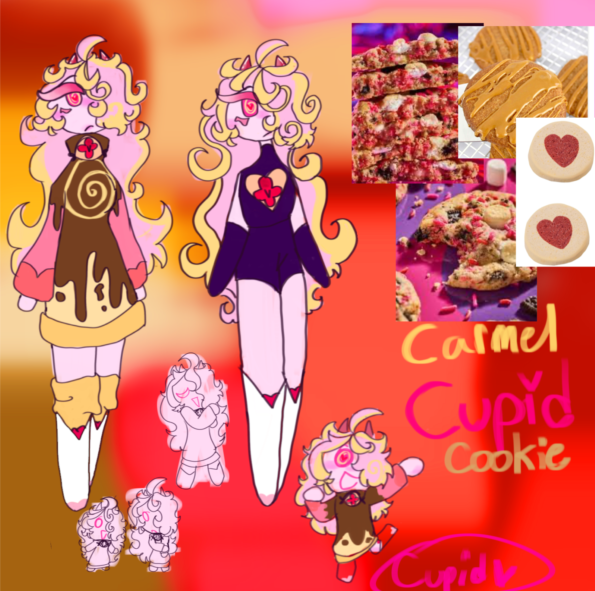 Caramel Cupid cookie - ibisPaint