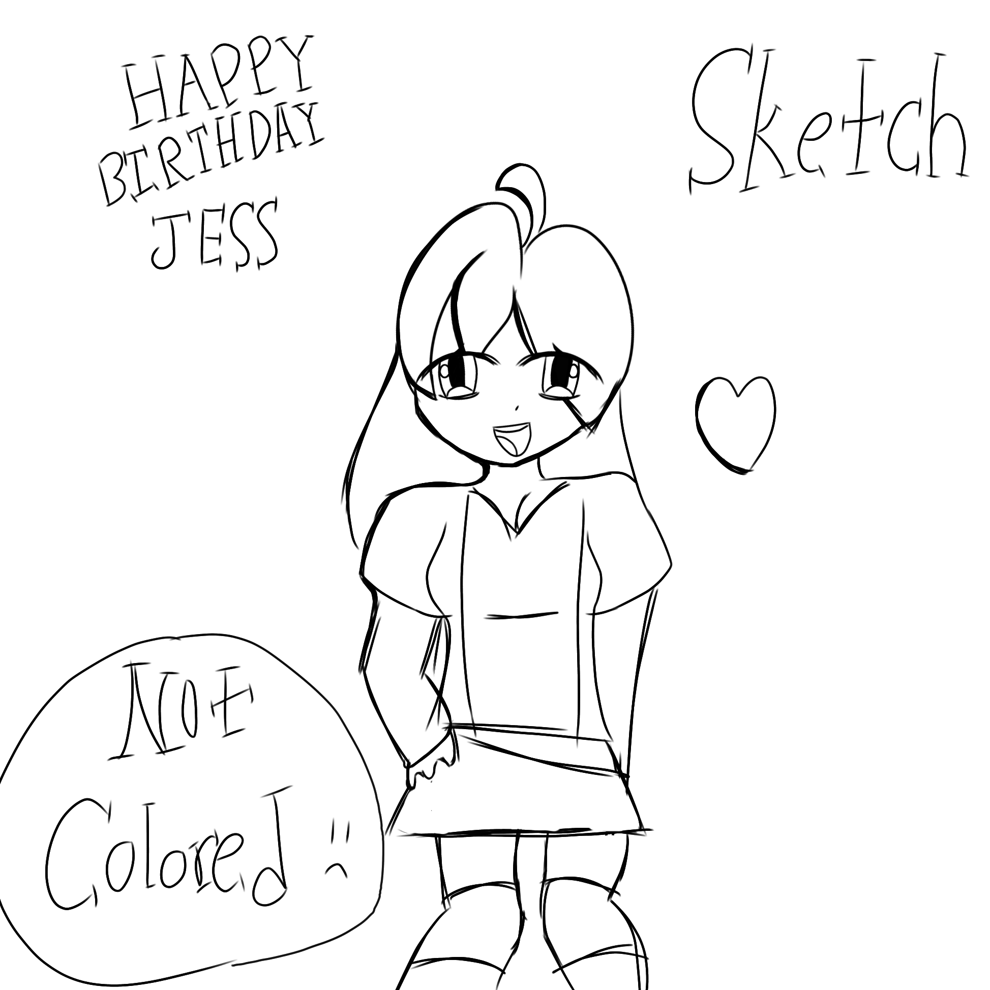 𝚑𝚊𝚙𝚙𝚢 𝚋𝚒𝚛𝚝𝚑𝚍𝚊𝚢 𝙹𝚎𝚜𝚜!! - ibisPaint