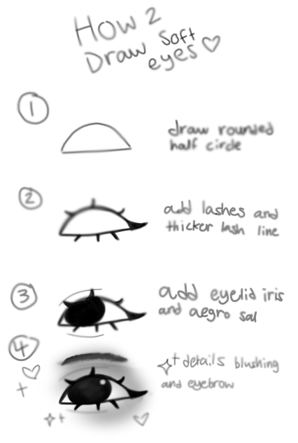 how 2 draw soft eyes ♡ - ibisPaint