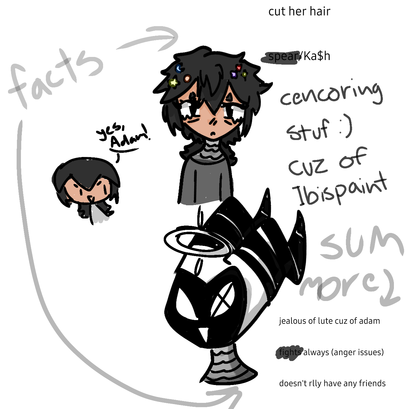 sill drawings of spear - ibisPaint