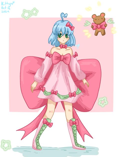 BOWS!!🎀🩵🧸 - ibisPaint