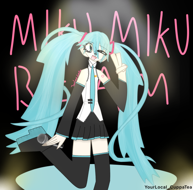 Hatsune Miku! - ibisPaint