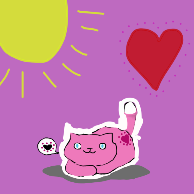 Jin From BTS As A Cat - ibisPaint