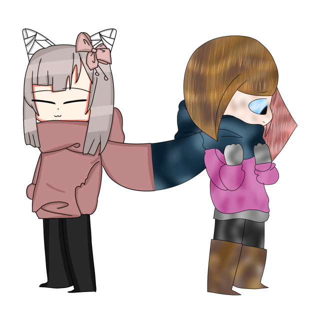 Scarf collab - ibisPaint