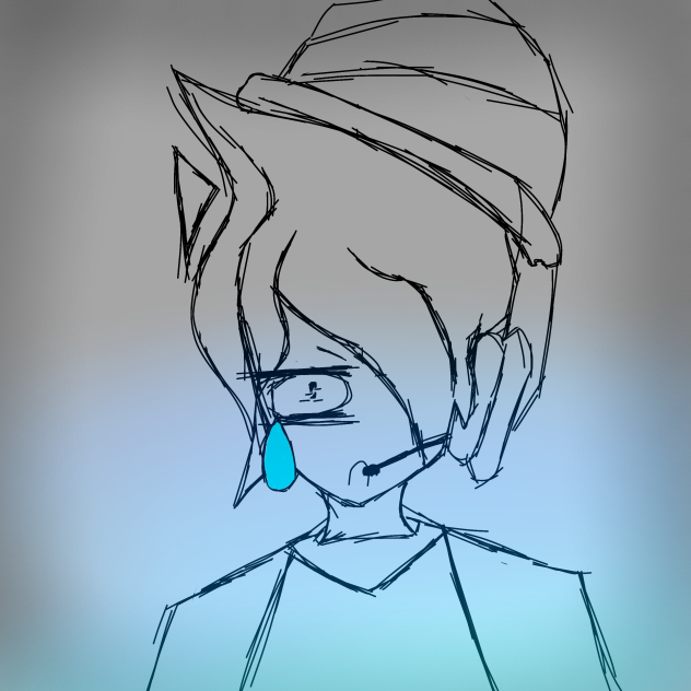 Sad Gamer - ibisPaint