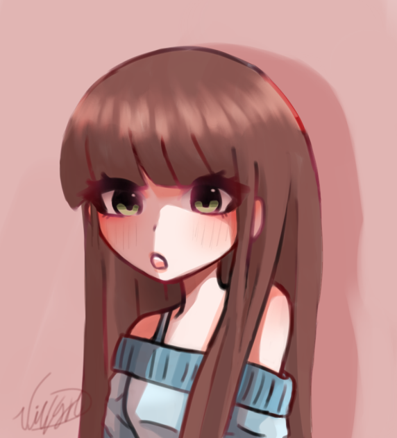 Simple girl - ibisPaint