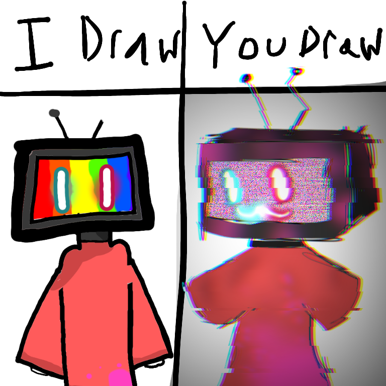 I draw you draw “alive TV” - ibisPaint