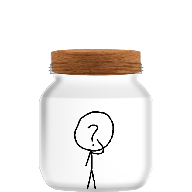 Character in a jar - ibisPaint