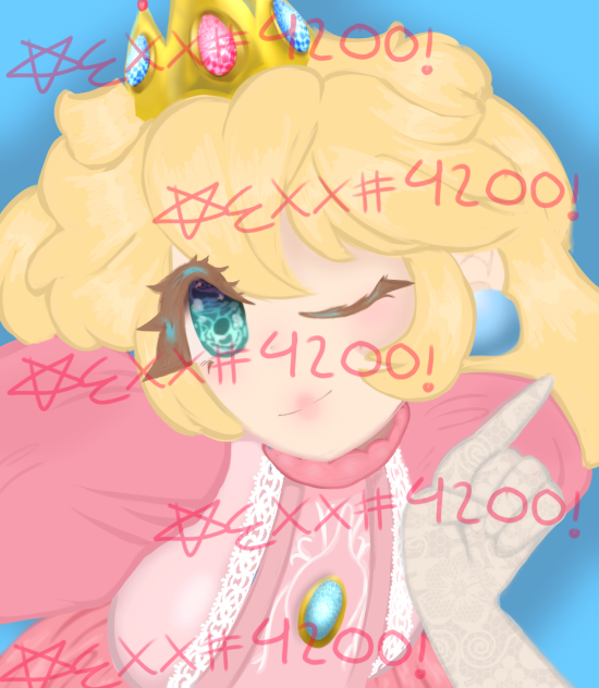 Princess peach - ibisPaint