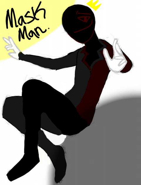 Mask man - ibisPaint