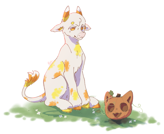 Candy corn Cow - ibisPaint