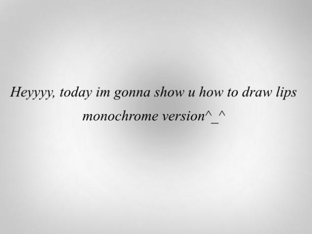 How to draw( monochrome ver ) - ibisPaint