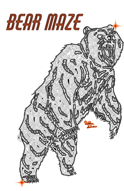 bear maze - ibisPaint