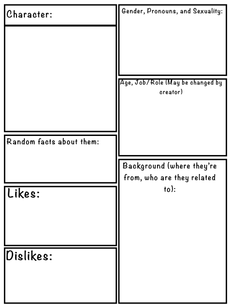 Character sheet for comic! - ibisPaint