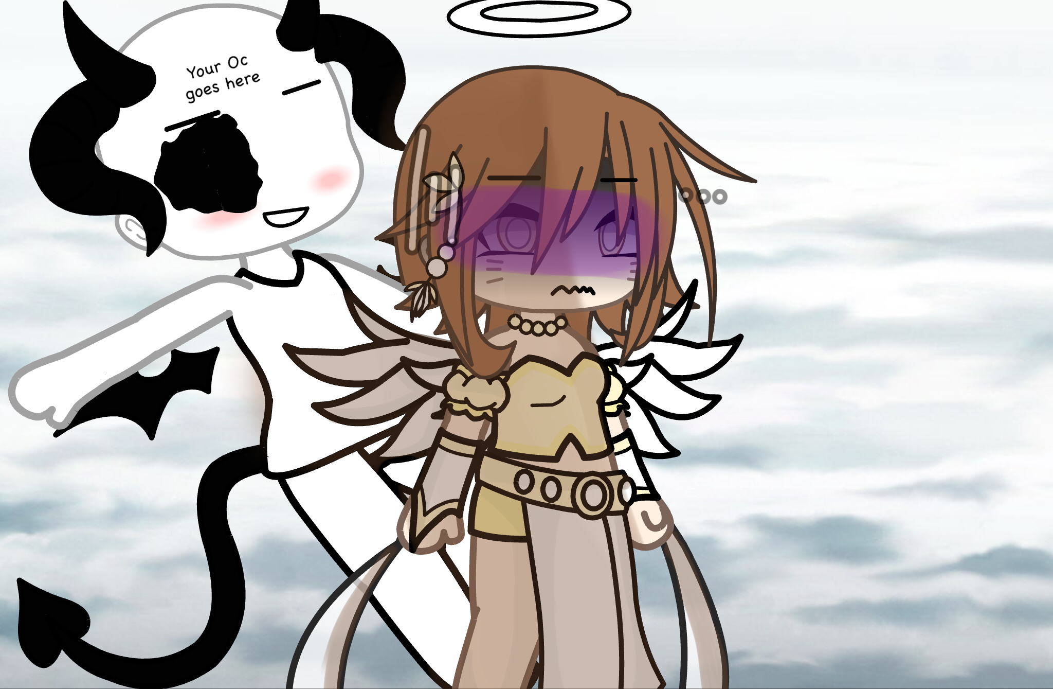 Angel and Devil (Collab) - ibisPaint
