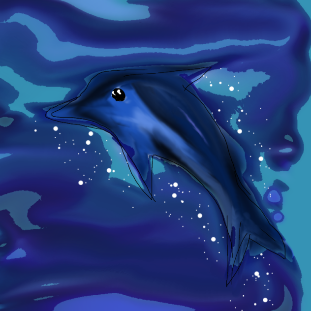dolphin 🐬🐬 - ibisPaint