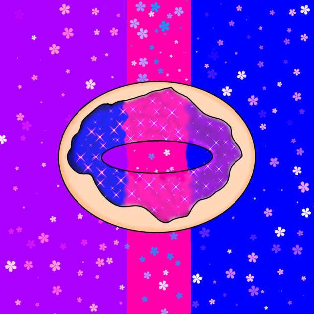 Pride doughnut- Bisexual - ibisPaint