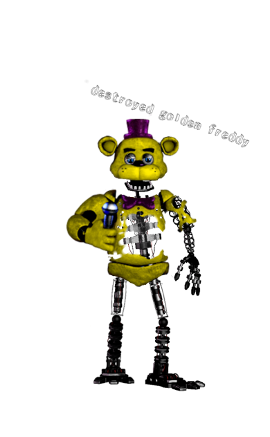 destroyed golden Freddy - ibisPaint