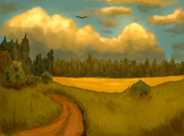 Scenery practice - ibisPaint