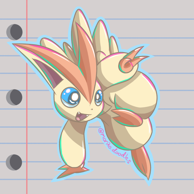 Victory Pokémon Victini! - ibisPaint