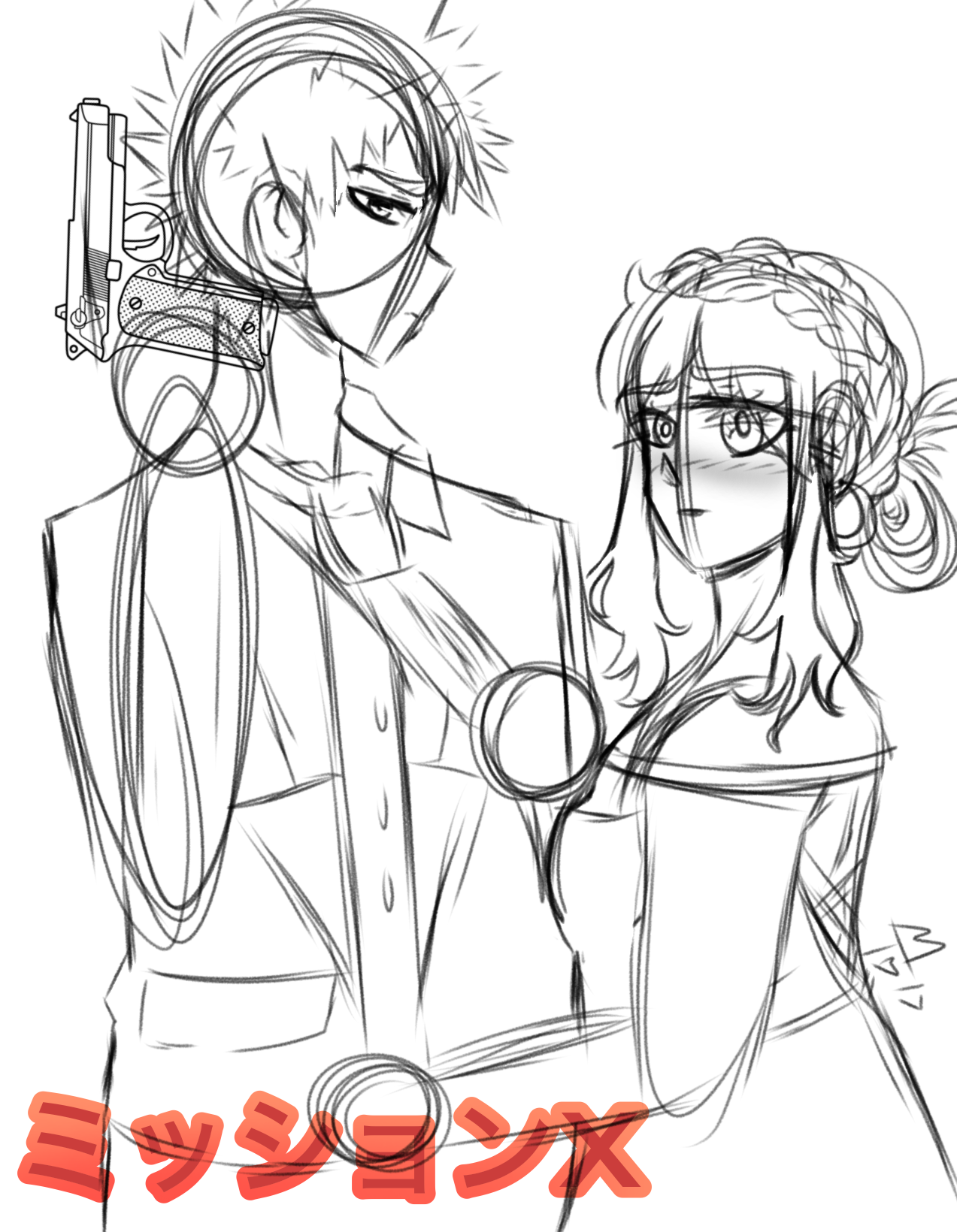 Mission X sketch - ibisPaint