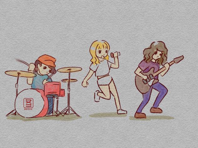 Paramore on Stage 2025 - ibisPaint