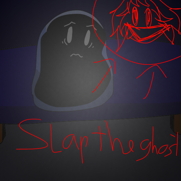 Ghost got slap - ibisPaint