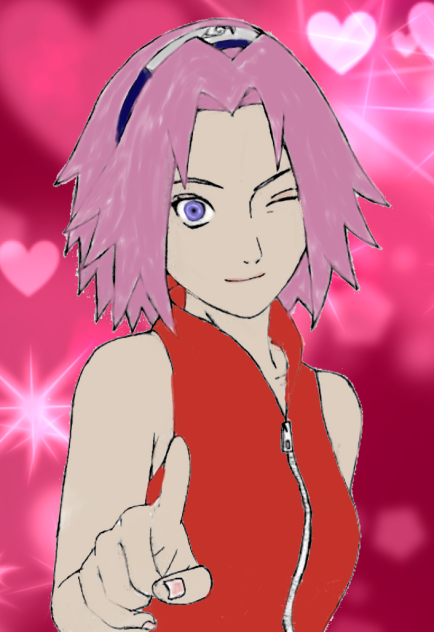 NARUTO (SAKURA) - ibisPaint