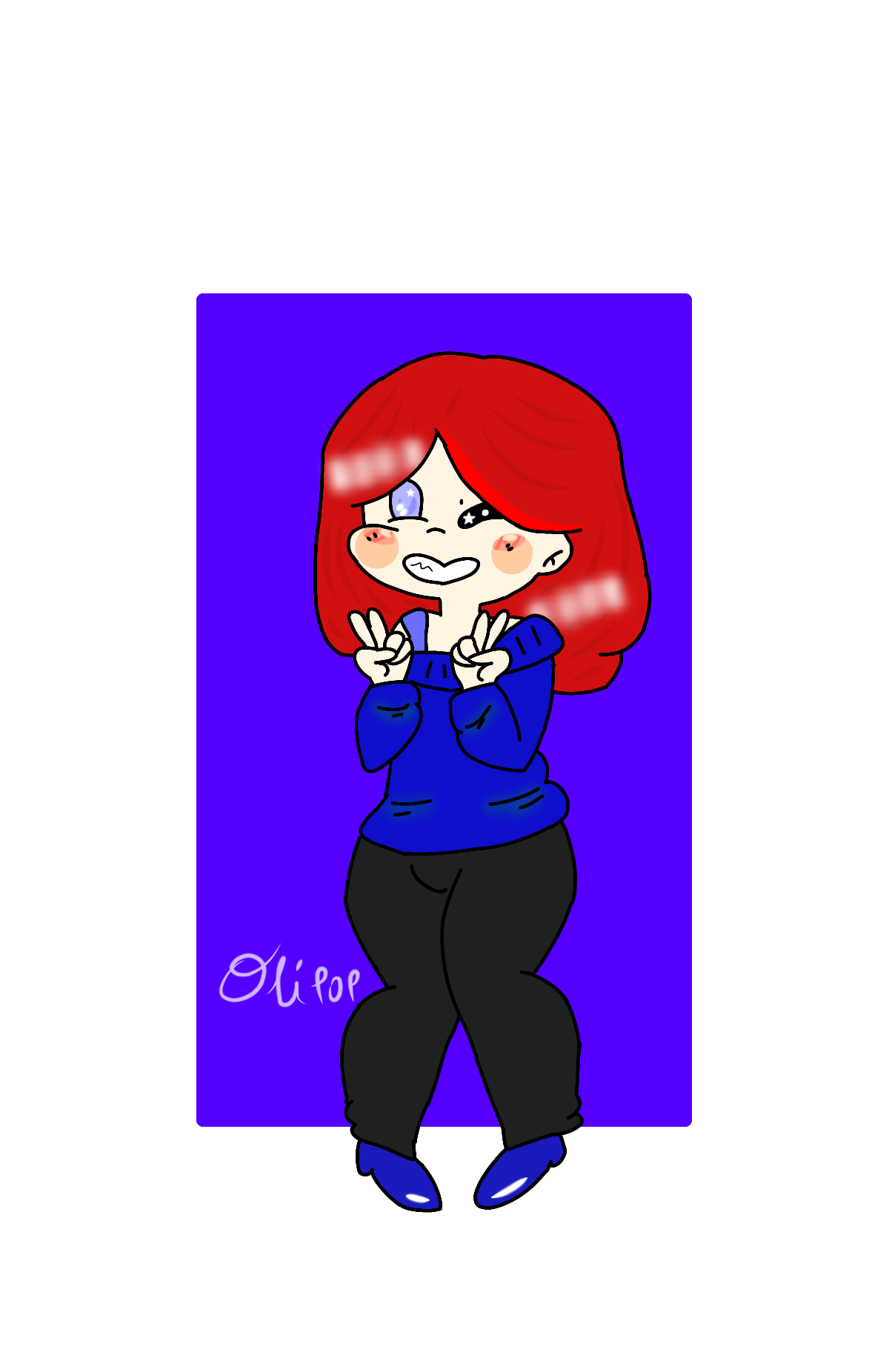Jaime peace sign - ibisPaint