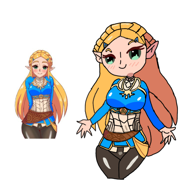 toon zelda BOTW - ibisPaint