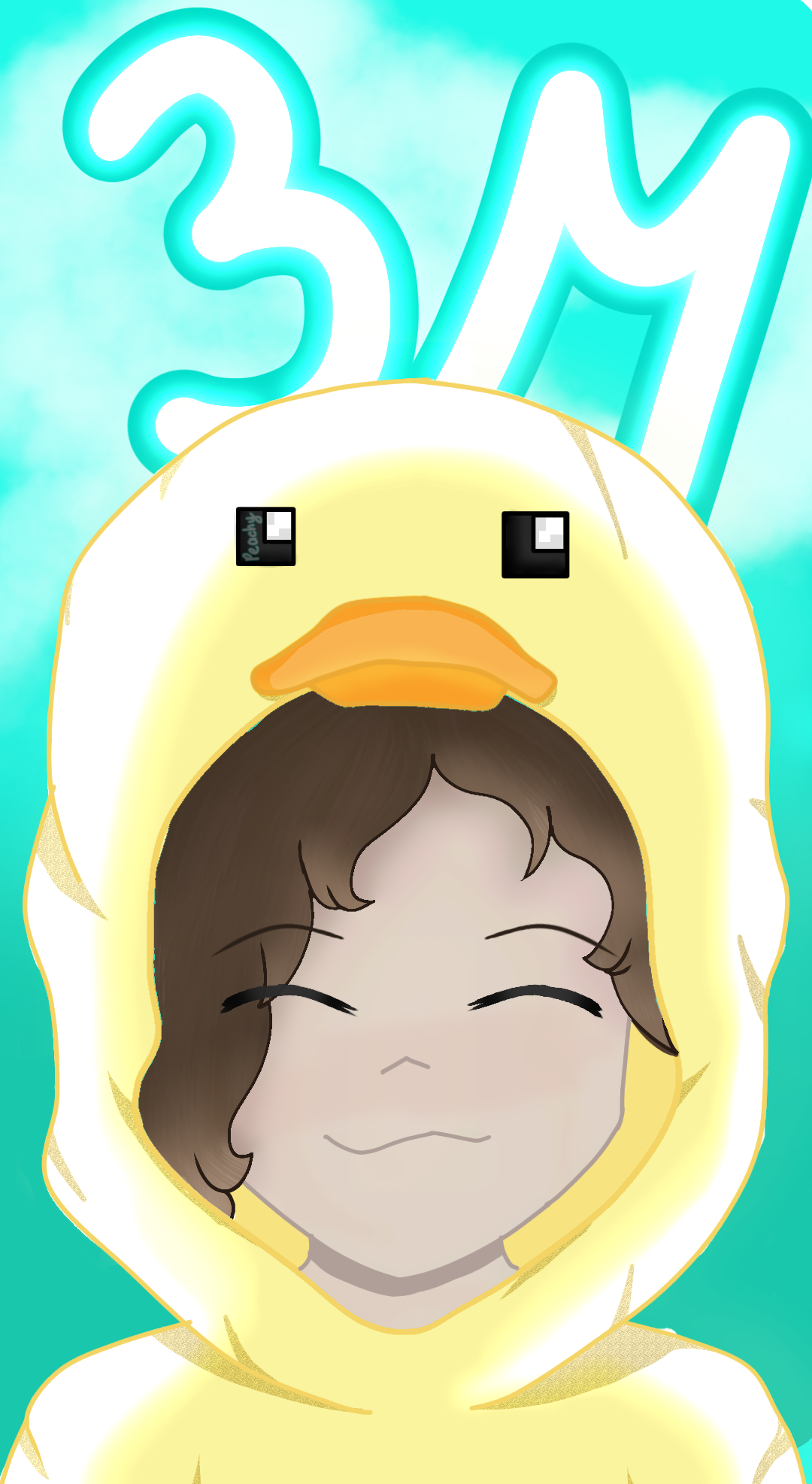 Skeppy 3 million wallpaper - ibisPaint