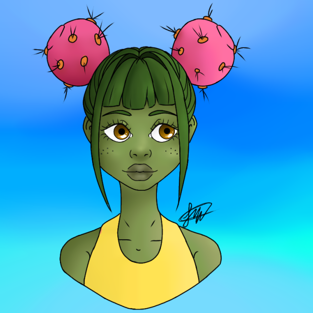 prickly pear - ibisPaint