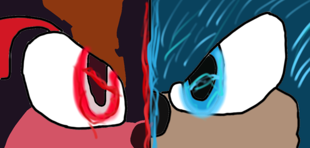 Shadow vs sonic - ibisPaint
