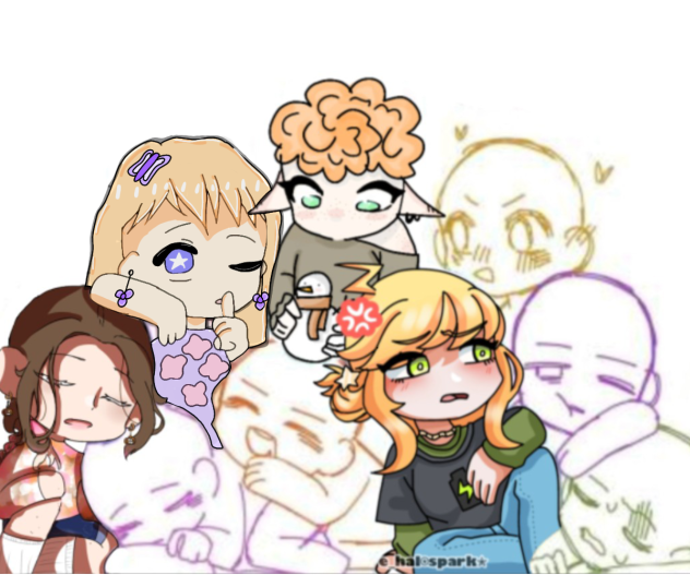 colab thingy( by Samantha, joined by me) - ibisPaint