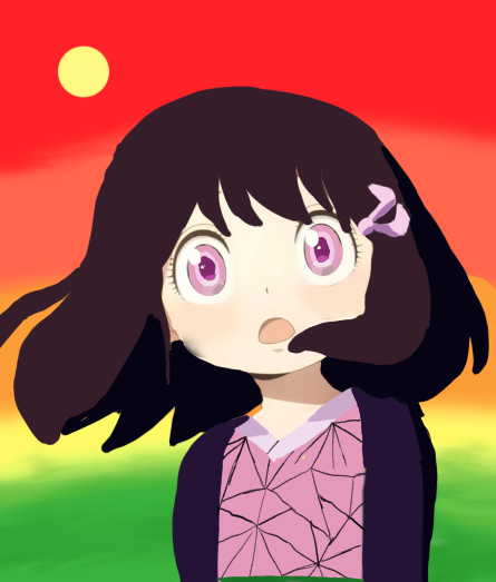 Anya looking like nezuko - ibisPaint