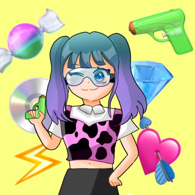 🔫⚡️💘🍬💿💎 - ibisPaint