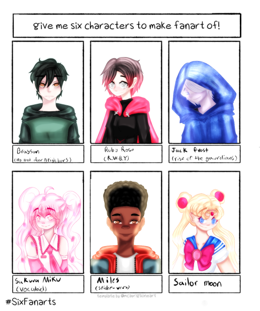 6 fanart challenge! - ibisPaint