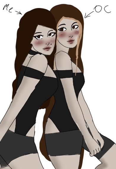 Irl me and oc - ibisPaint