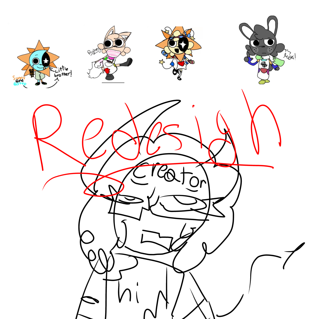 TIME TO REDESIGH THEM!! - ibisPaint