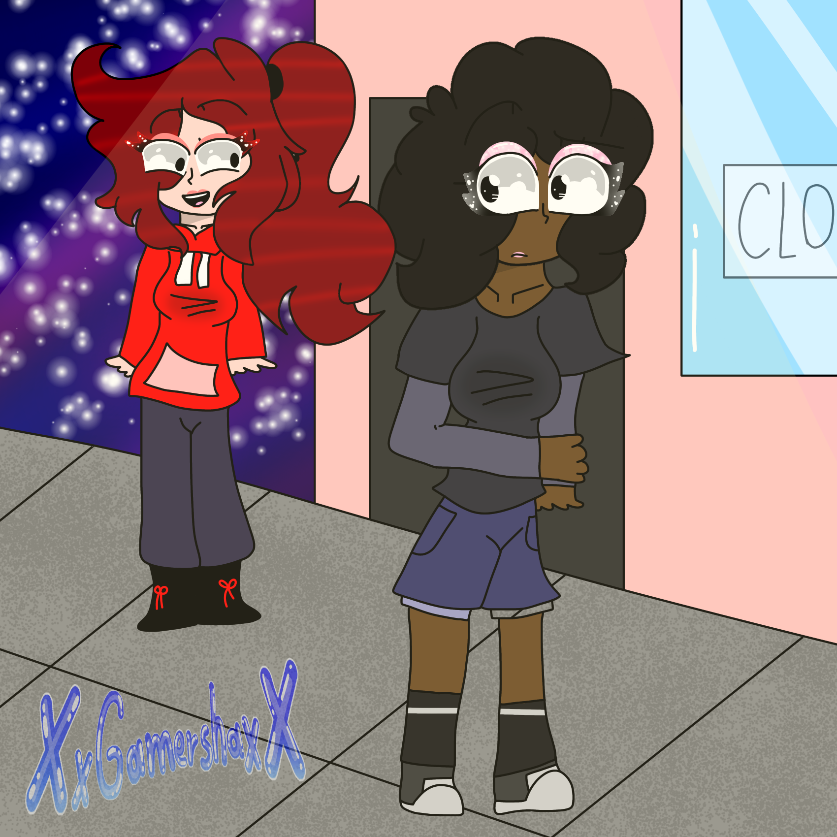 Friday night funckin fanart Carol and GF - ibisPaint