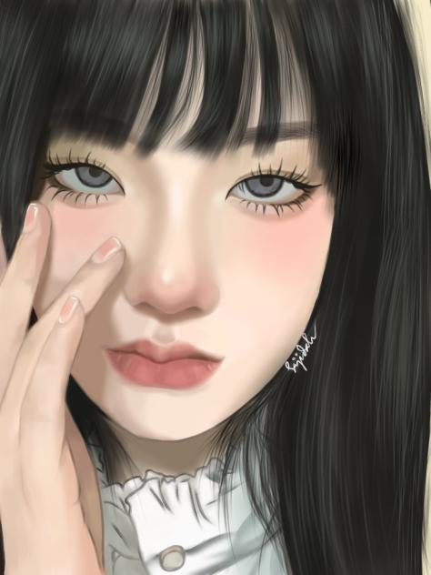 drawing potrait - ibisPaint