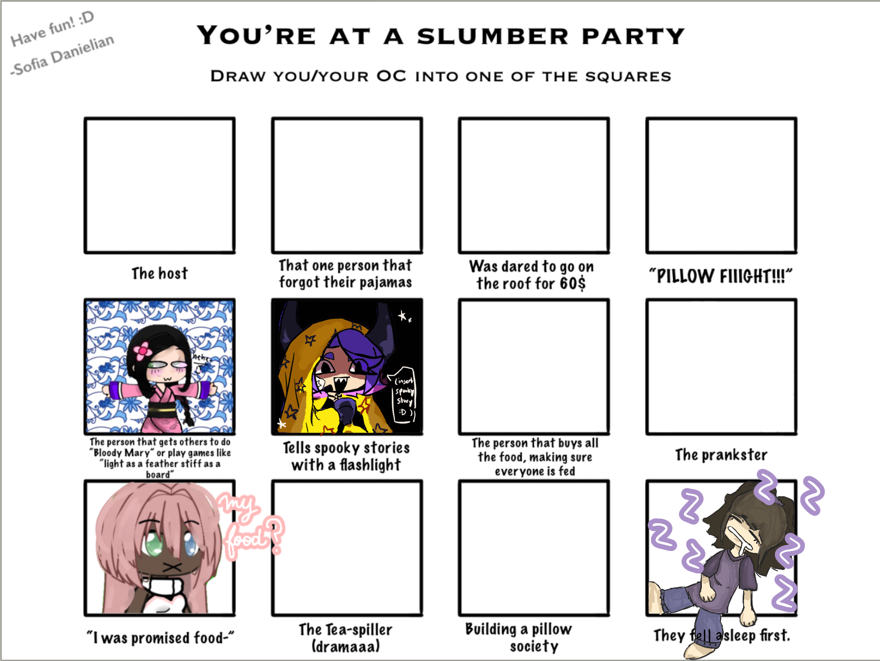 Sleepover collab - ibisPaint