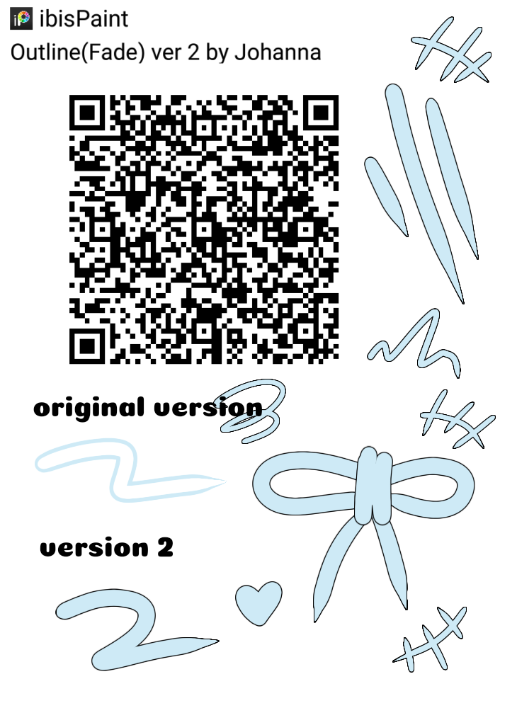 outline(fade) ver. 2 - ibisPaint