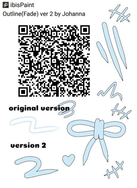 outline(fade) ver. 2 - ibisPaint